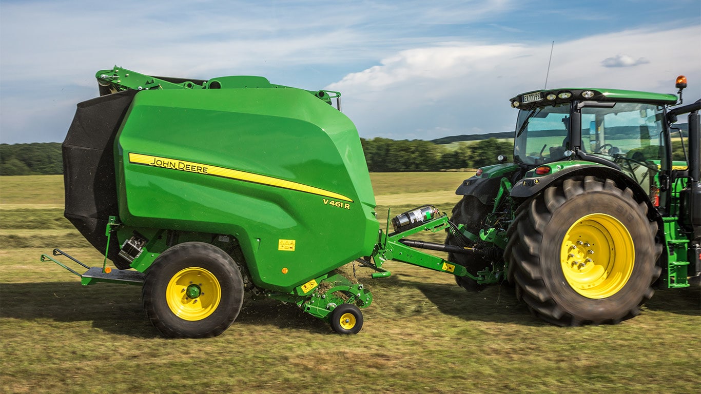 V461R | Balenpersen met variabele perskamer | Balenpersen | John Deere NL